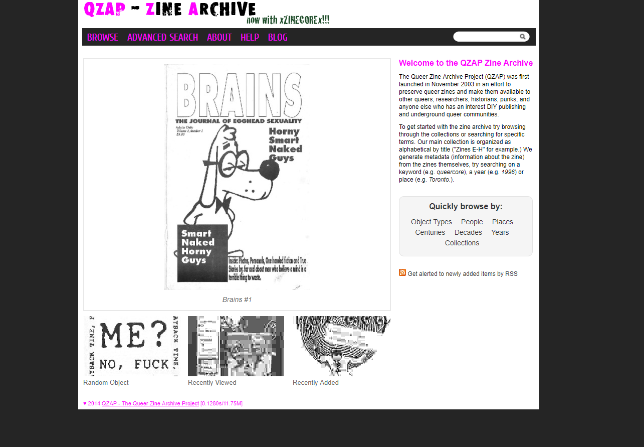 Project Profile: The Queer Zine Archive Project | Digital Scholarship