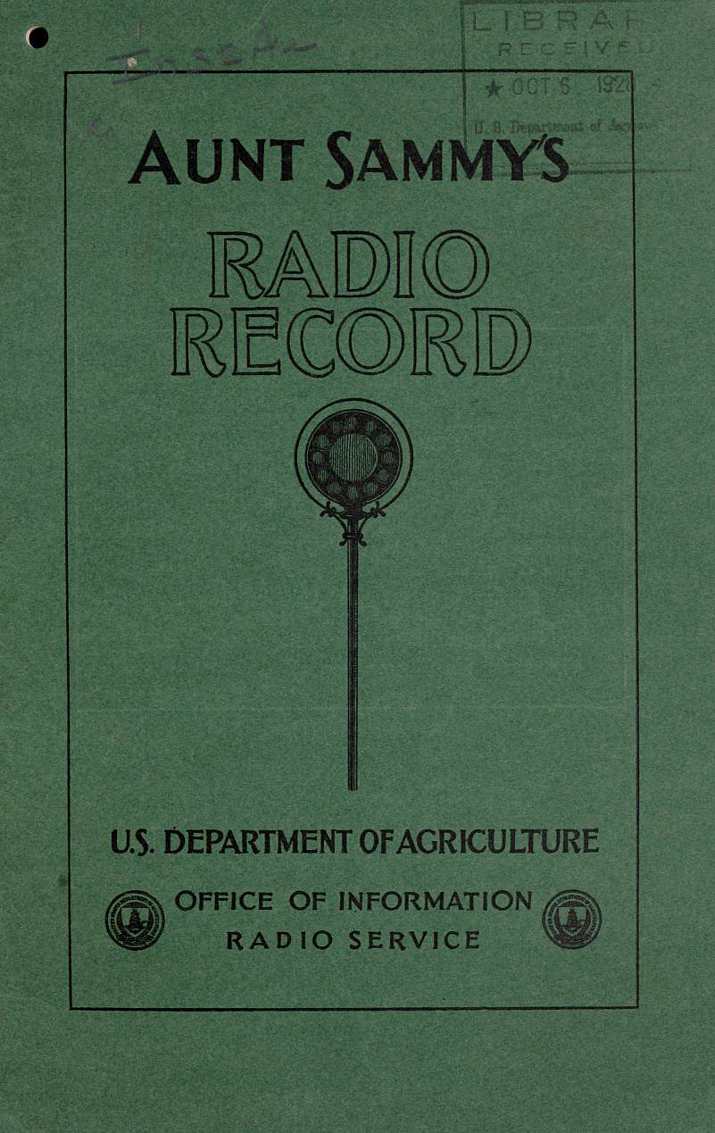 Turn Your Radio On and Learn How to Cook Mouth-Watering Treats the Aunt ...